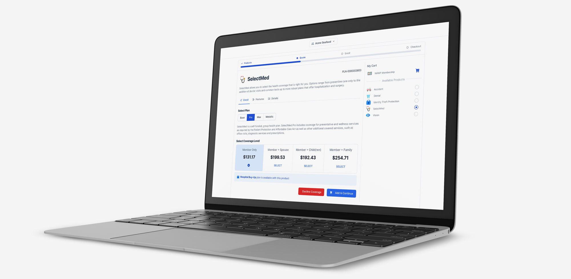 eConnect Enrollment Technology
